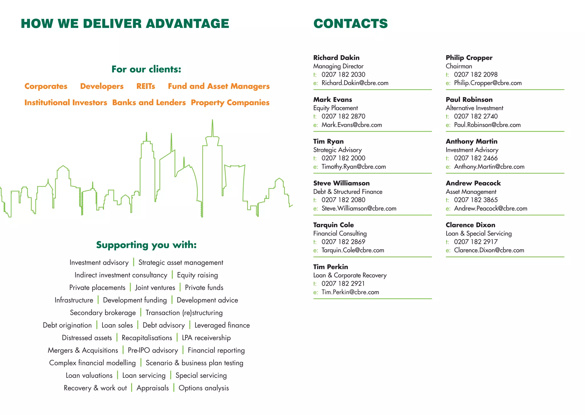 CBRE CAPITAL ADVISORS BROCHURE | PDF