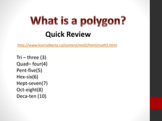 Geometry Lesson 5G3 Pam's Work | PPT