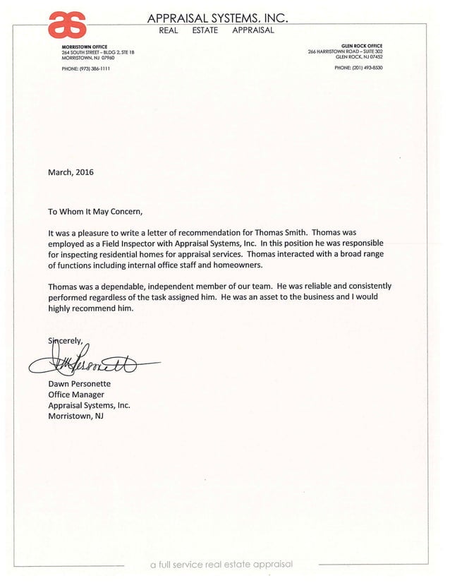 Letters of Rec | PDF