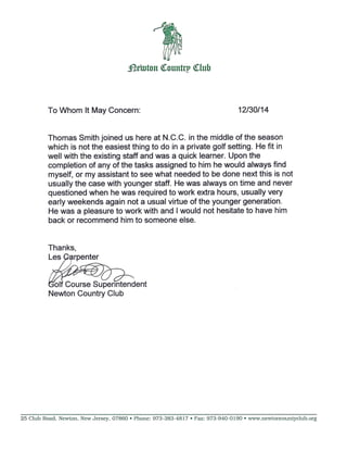 Letters of Rec | PDF