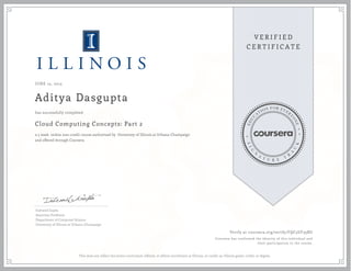 Coursera cloudcomputing2 2015 | PPT