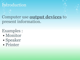 Output Devices | PPT