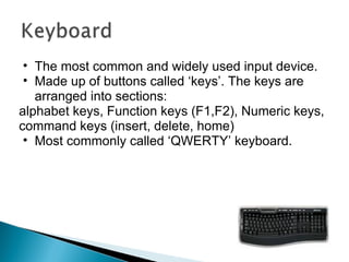 INPUT DEVICES | PPT