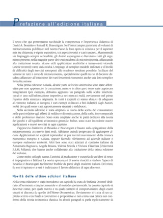 Microeconomia. Quarta edizione David A. Besanko | PDF
