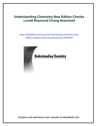 Understanding Chemistry New Edition Charles Lovett Raymond Chang | PDF
