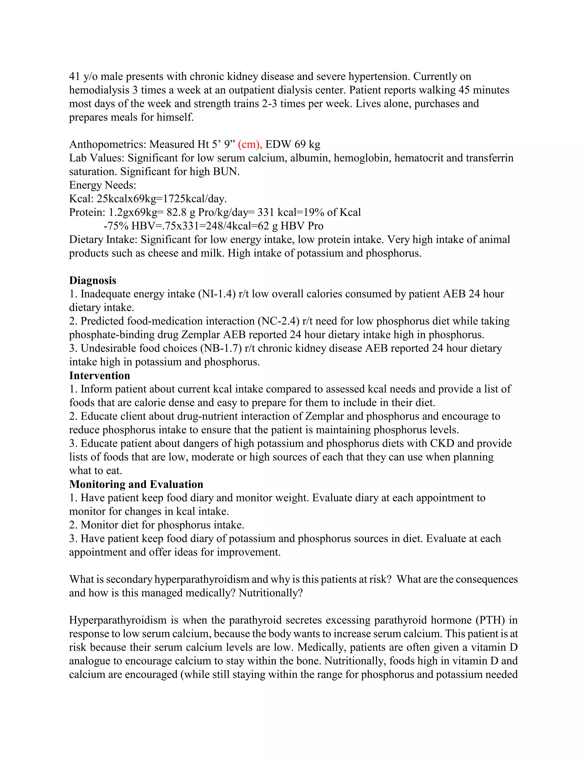 CKD Case Study | PDF