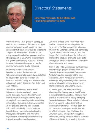 UniSA ITR 25 Years Booklet Final | PDF