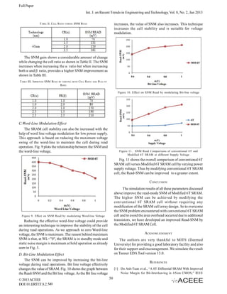 Static-Noise-Margin Analysis of Modified 6T SRAM Cell during Read Operation | PDF