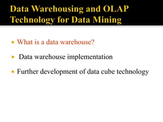 DATA WAREHOUSE IMPLEMENTATION BY SAIKIRAN PANJALA | PPTX