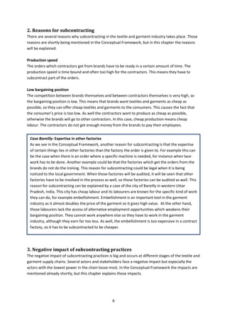 Chain governance and subcontracting in textile and garment industry | PDF