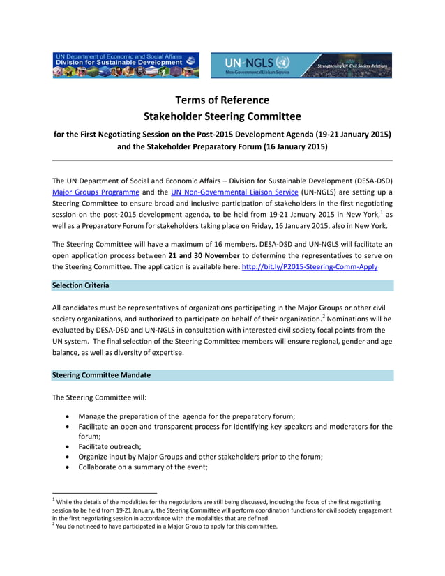 5498 tor steering committee 21 nov(1) | PDF | Politics