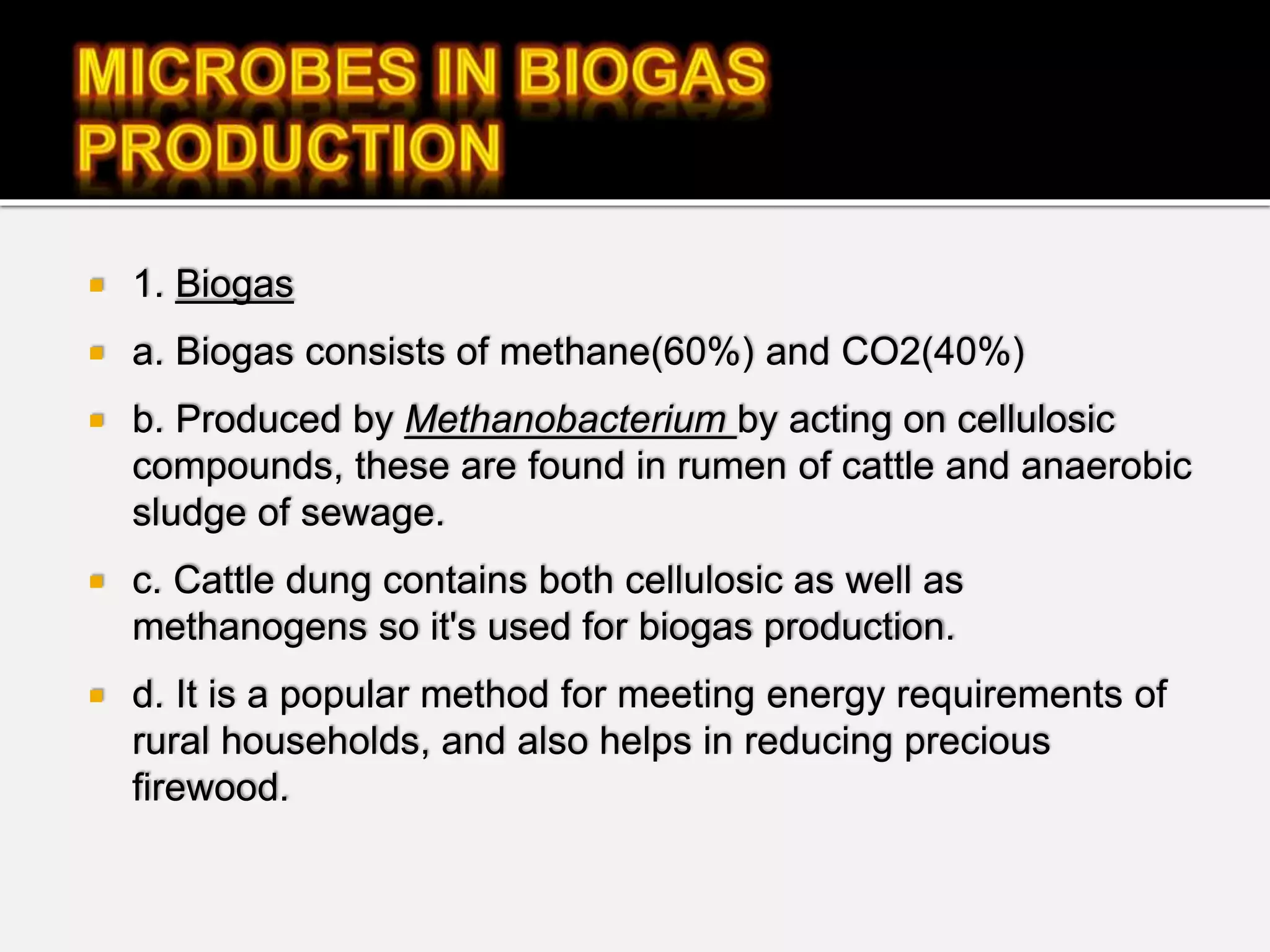 Microbes in human welfare | PPT
