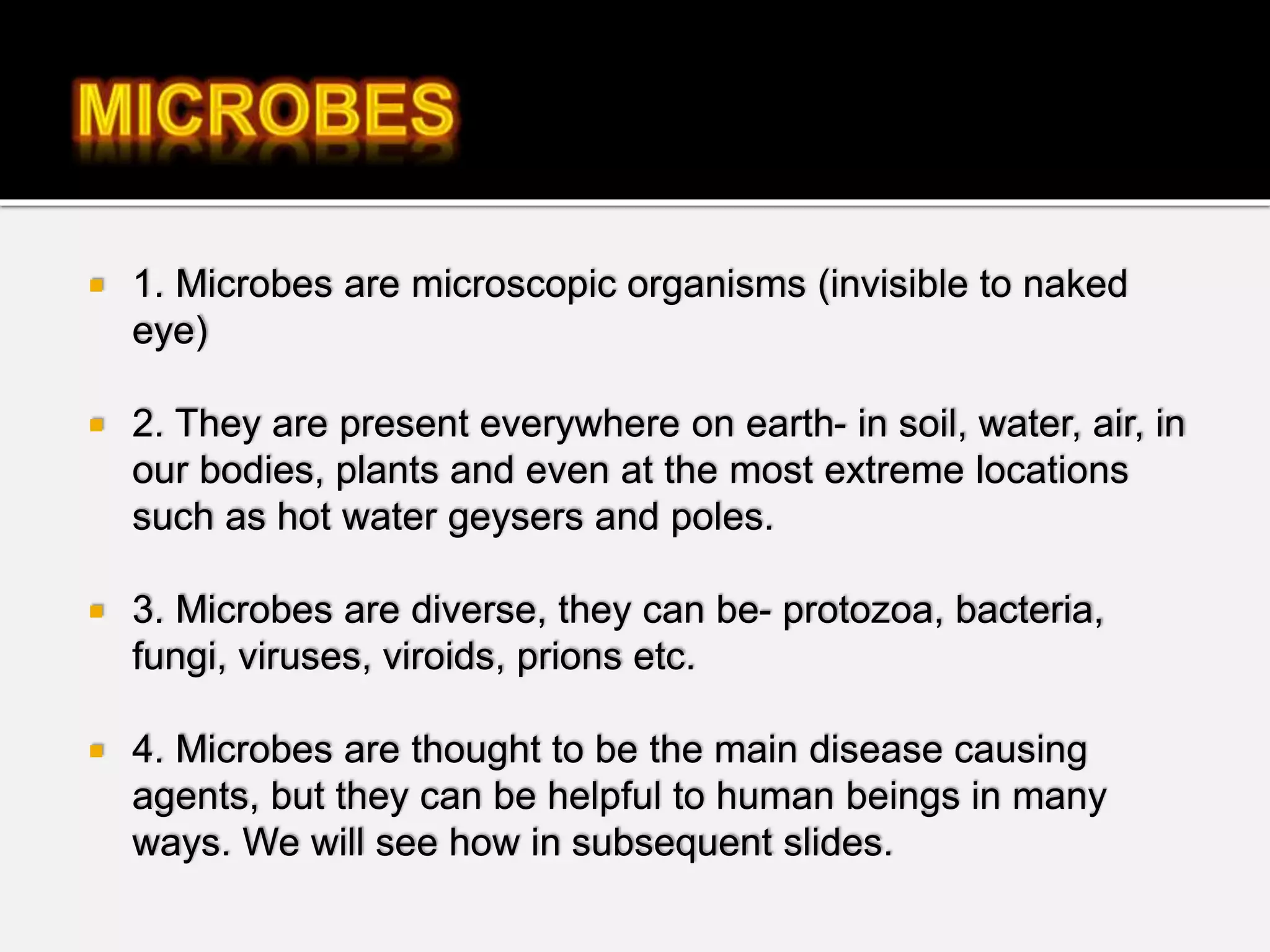 Microbes in human welfare | PPT