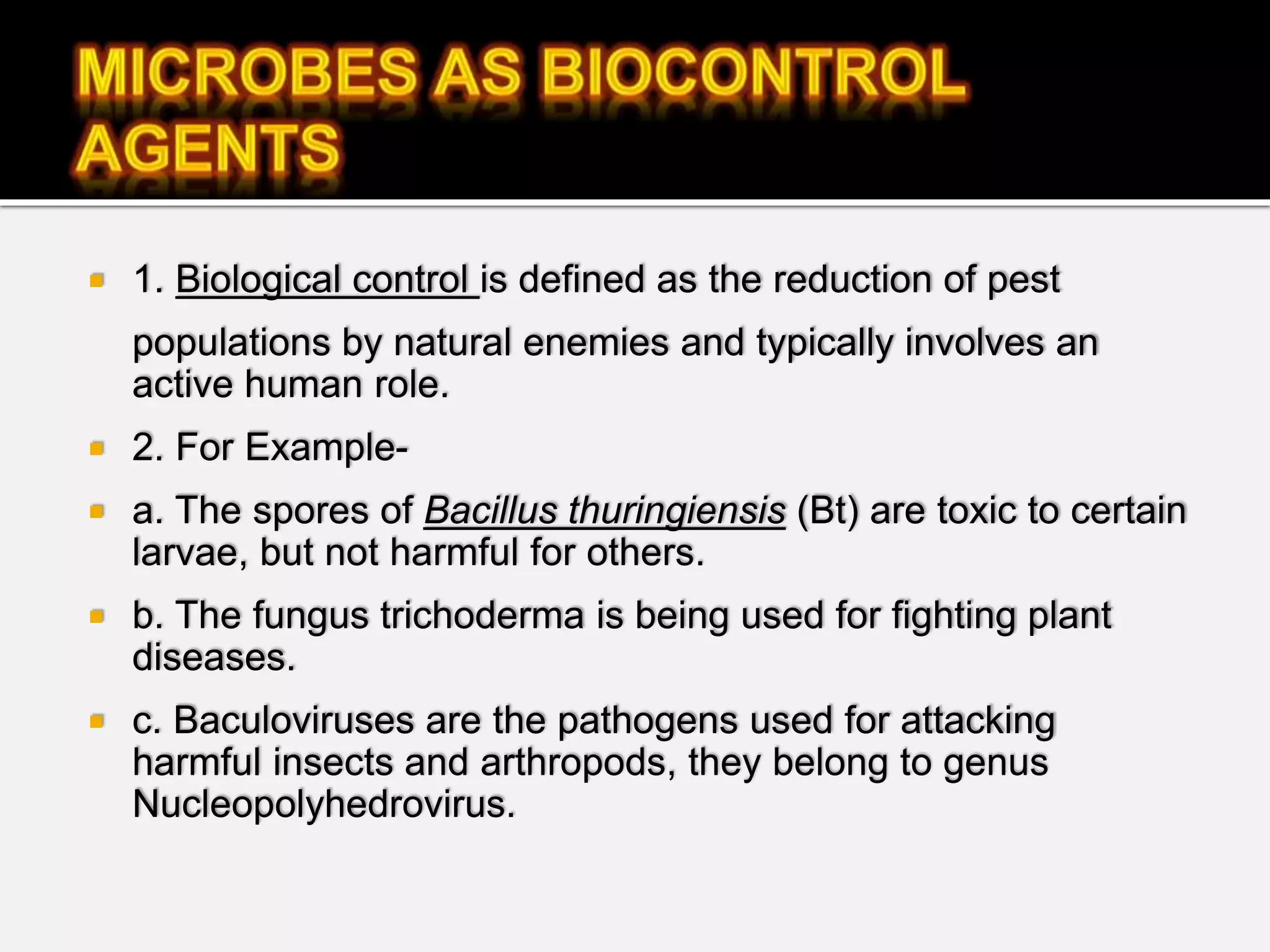 Microbes in human welfare | PPT
