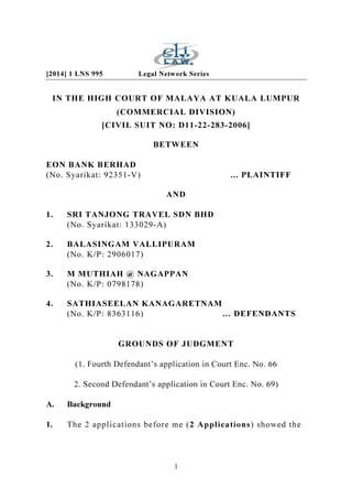 Eon Bank v Sathiaseelan | PDF