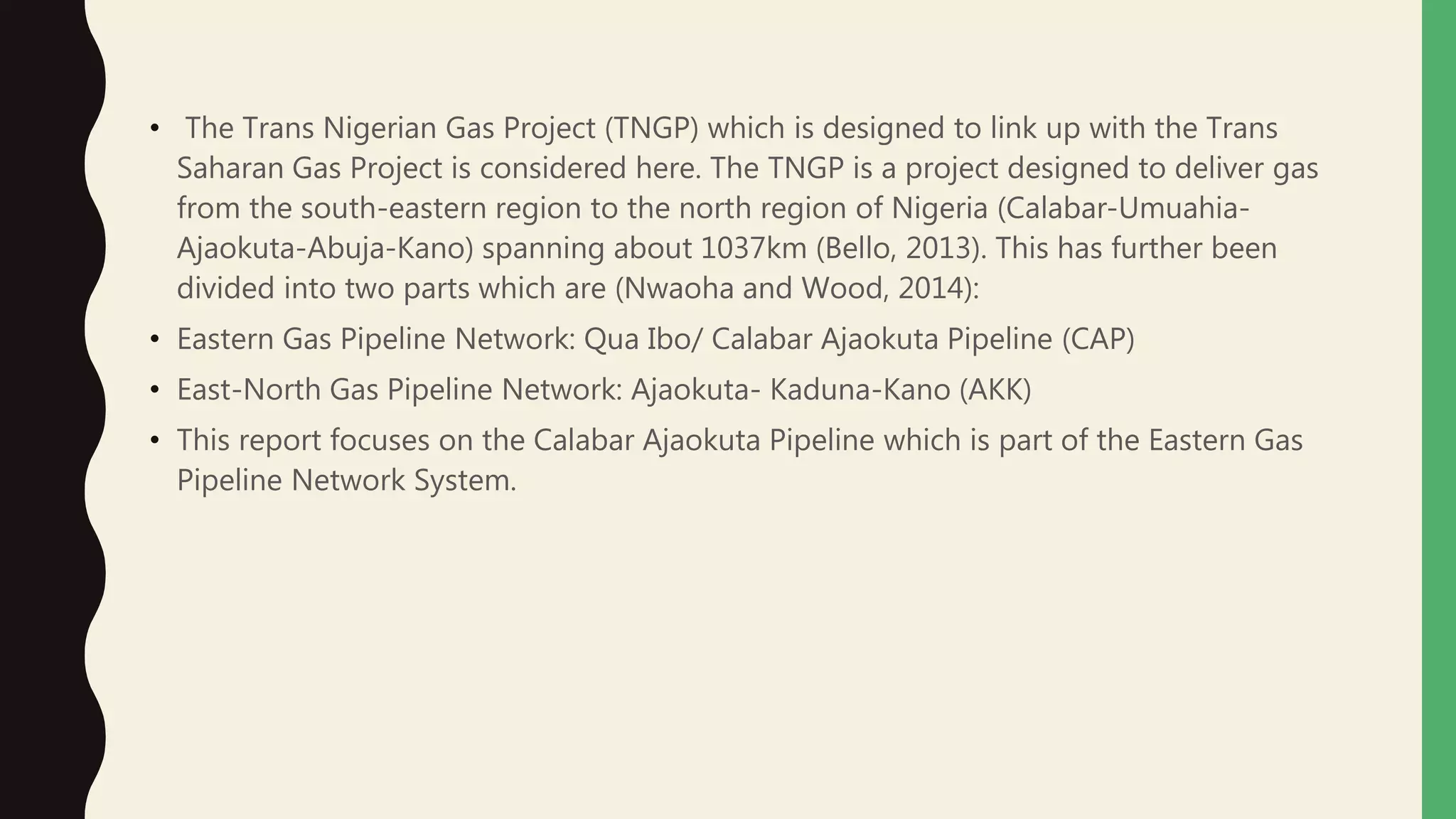 Optimal Design of a natural gas transmission system | PPTX
