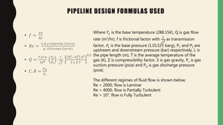 Optimal Design of a natural gas transmission system | PPTX | Physics ...
