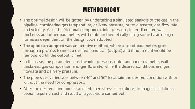 Optimal Design of a natural gas transmission system | PPTX | Physics ...