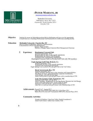 Resume #2 | PDF