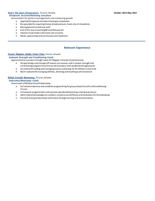 Resume-Shae Couch revised#1 for Orange Theory | DOCX