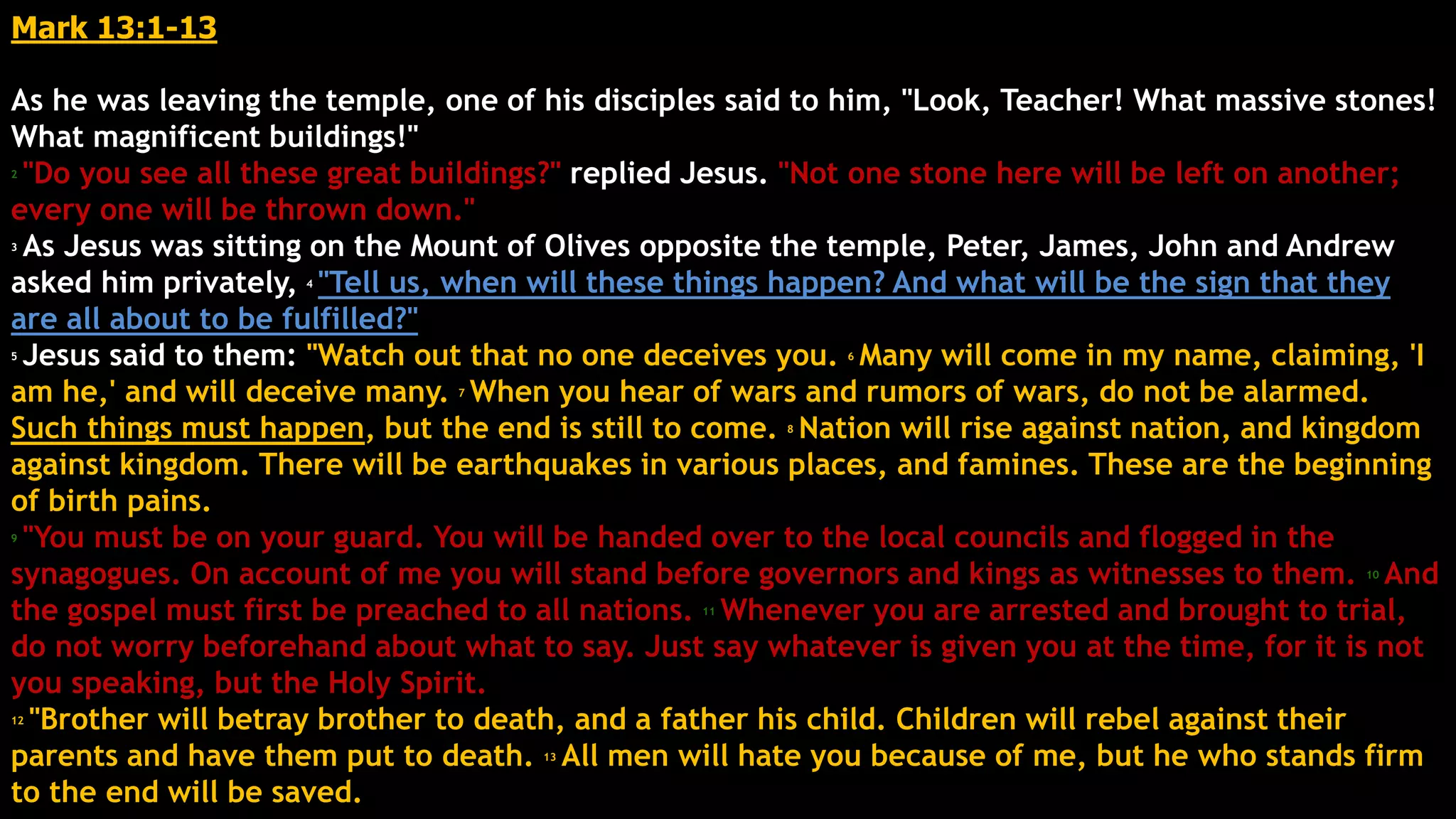MARK 13_PART ONE_web version | PDF