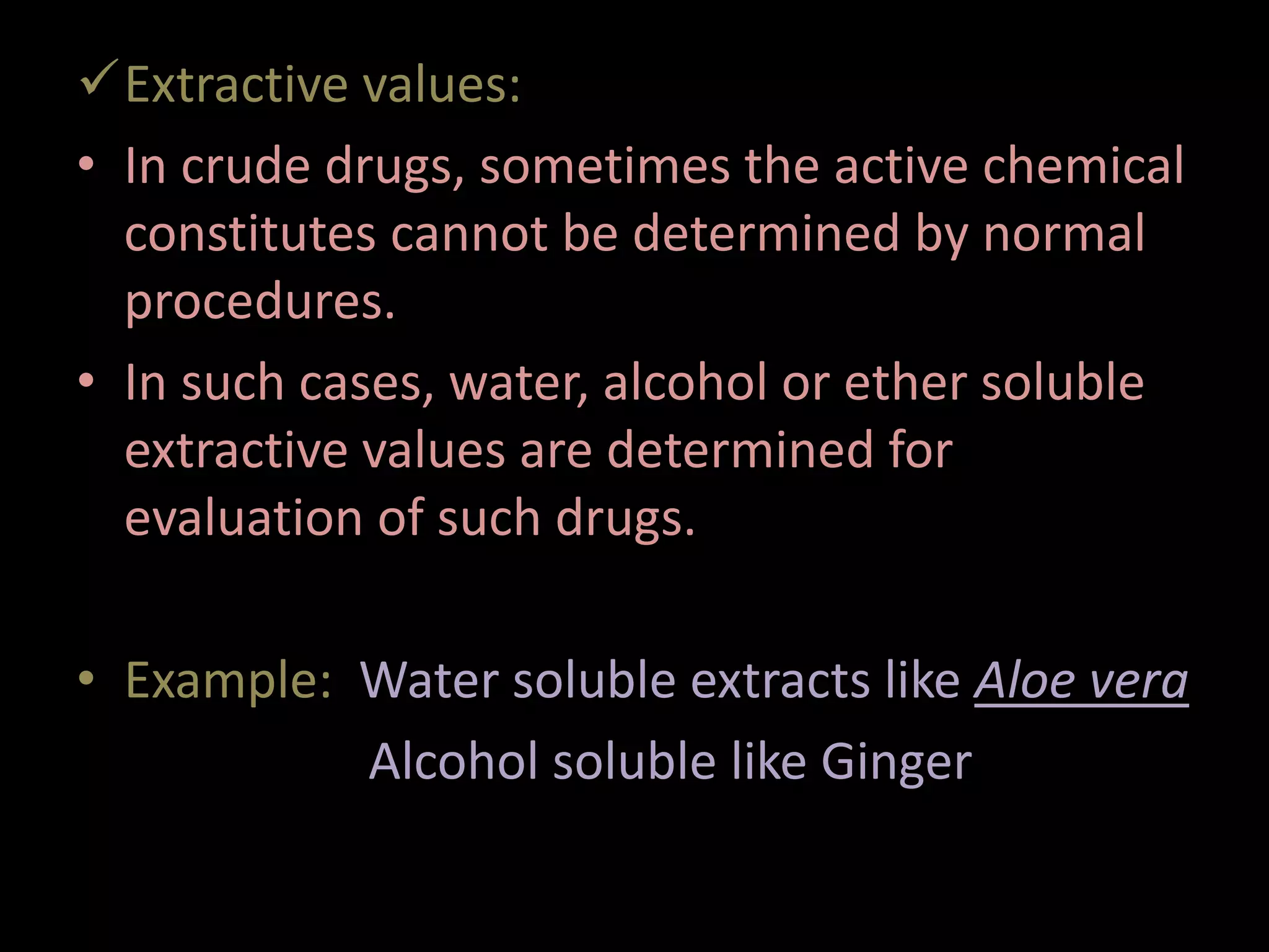 Standardisation of crude drugs | PPTX