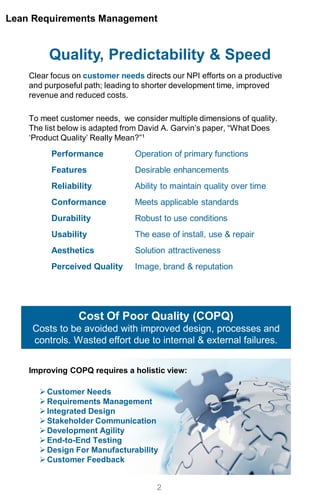 Requirements Management Booklet Pages | PDF