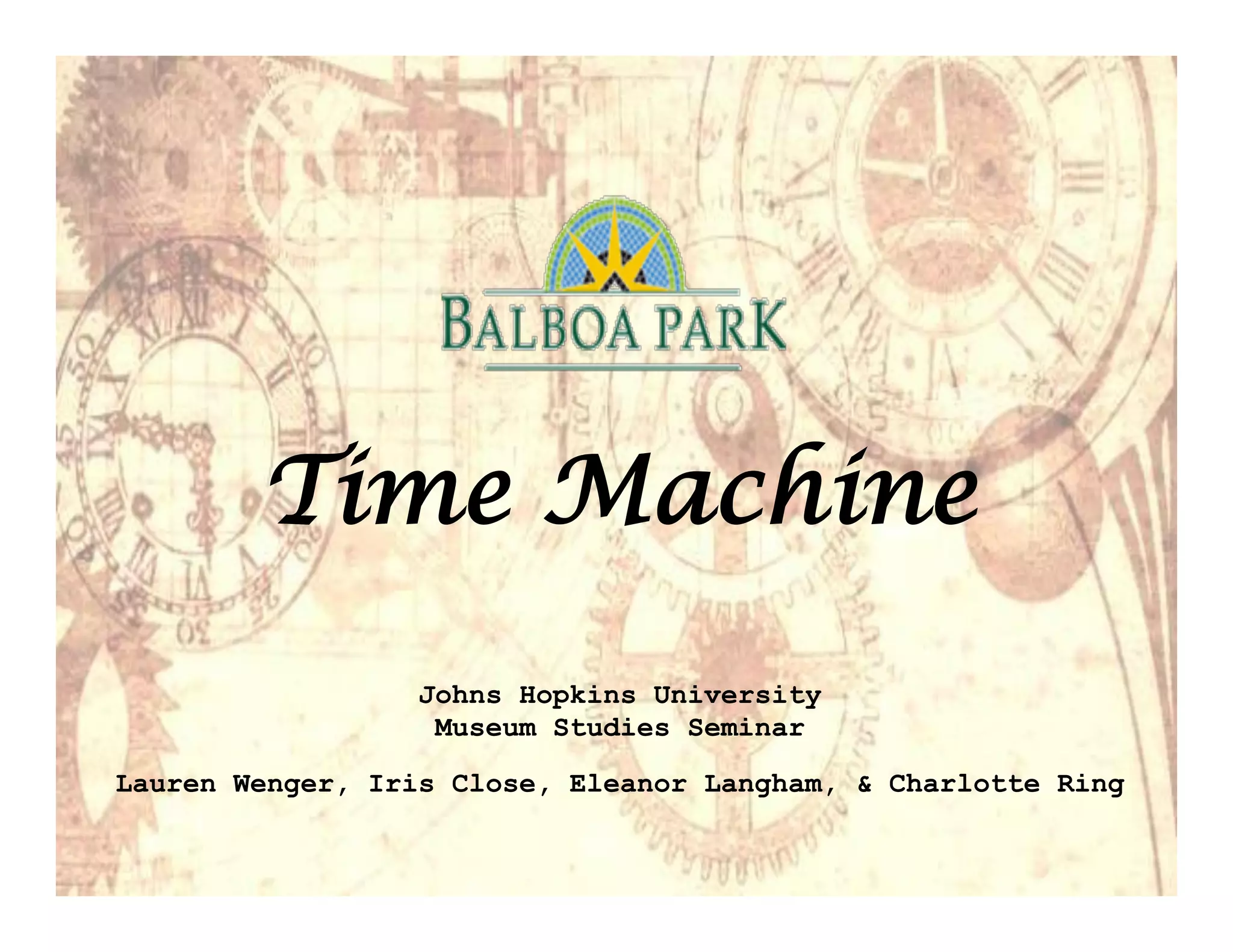 time machine presentation | PDF
