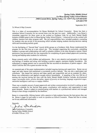 Current letters of rec | PDF