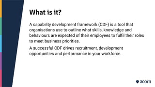 What's a Capability Development Framework? | PPT