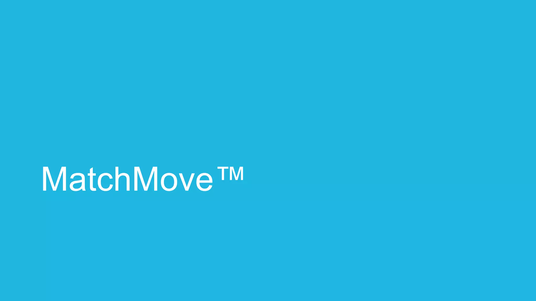 General MatchMove Pitch Deck | PPT