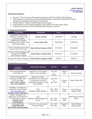 Sameer_Updated_Profile | PDF