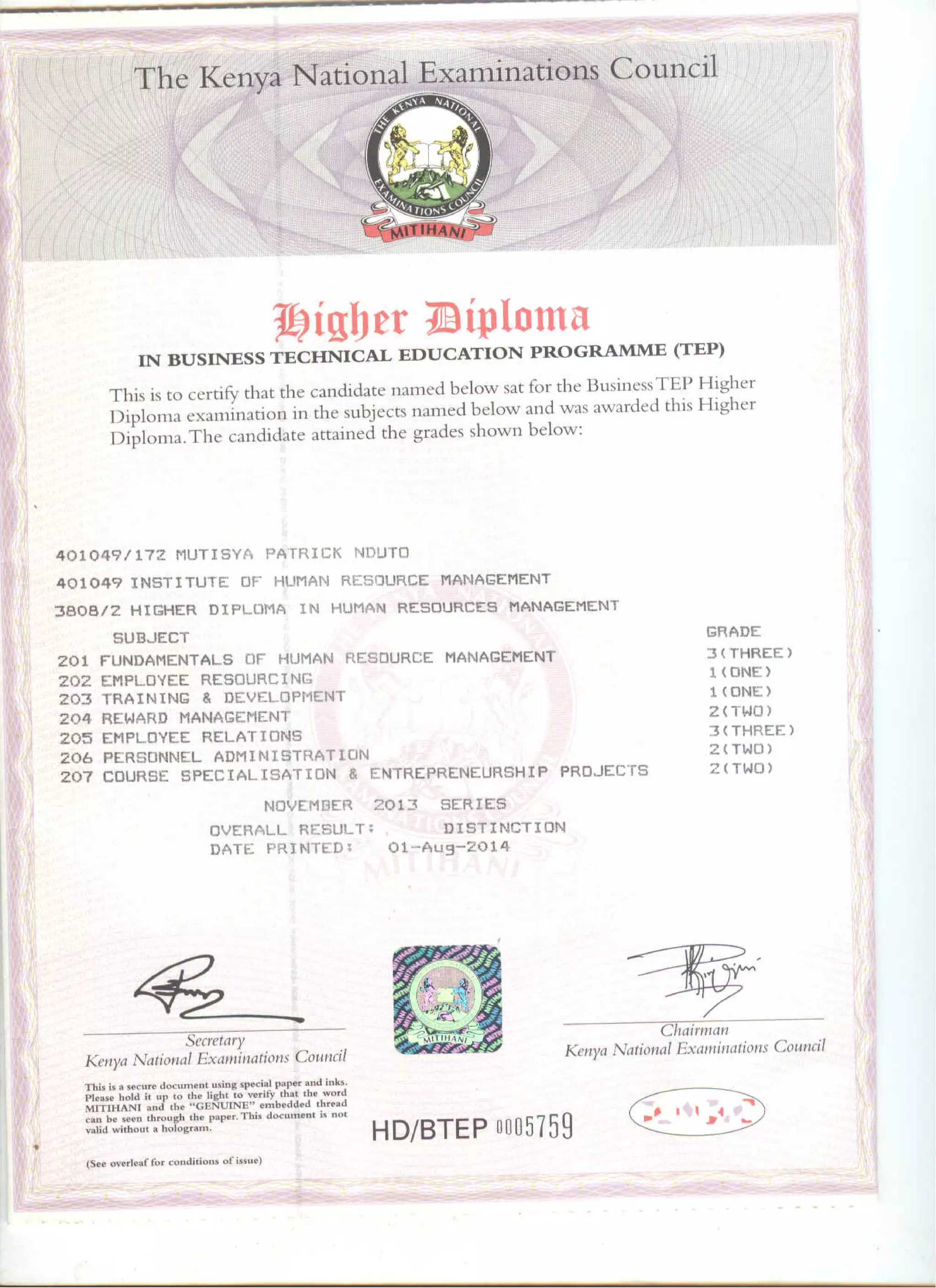 PATRICK - SCAN DIPLOMA | PDF