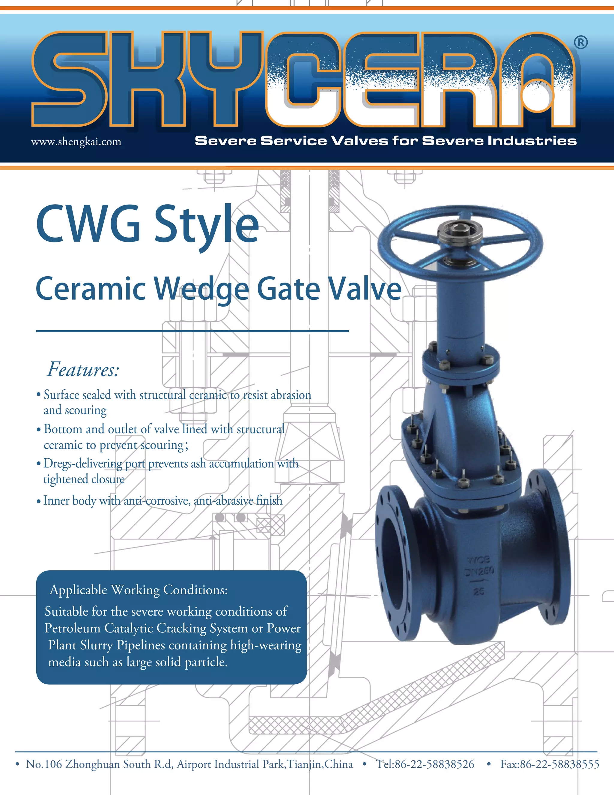 CWG - Ceramic Wedge Gate Valve | PDF