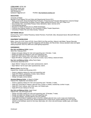 KaneLydia_ResumeFeb2016 | PDF