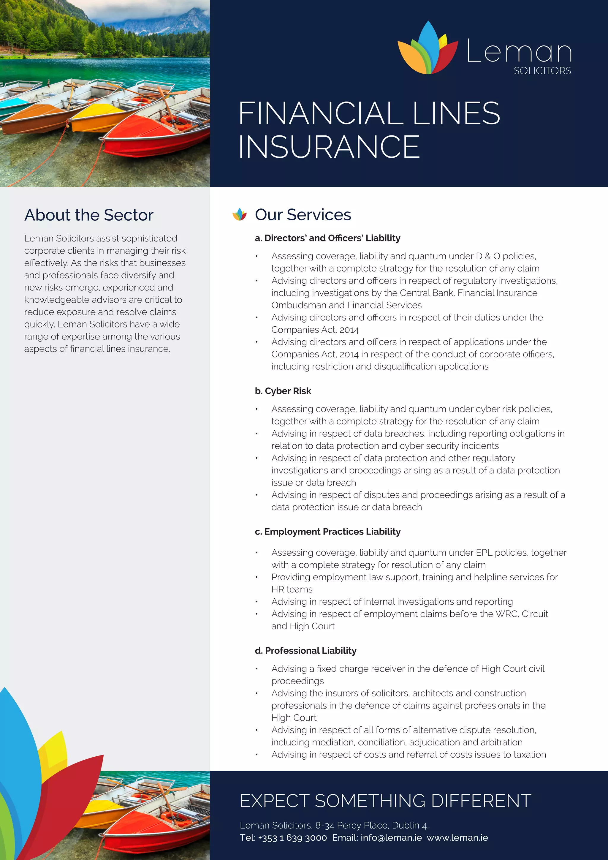 FINANCIAL LINES INSURANCE | PDF