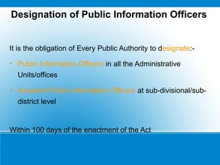Role of PIOs and APIOs | PPT
