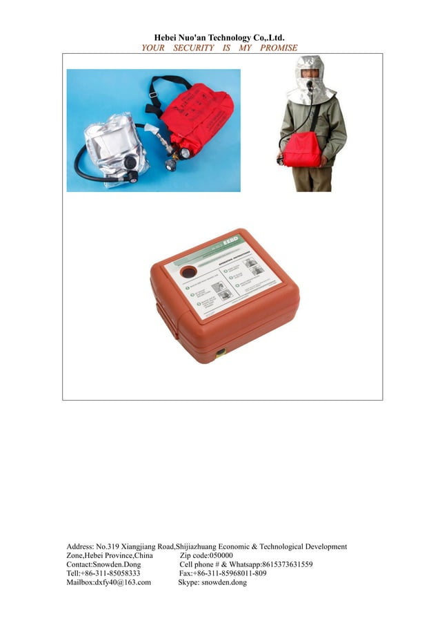 Emergency Escape Breathing Device EEBD | PDF