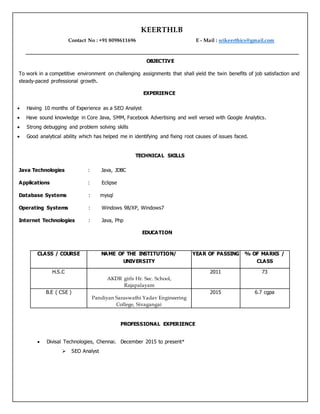KEERTHI_Updated resume | DOCX