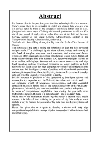 bigdataembeddediotreportvk | PDF | Internet | Computing