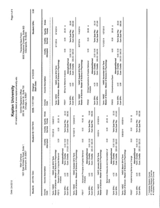 Kaplan Transcript | PDF
