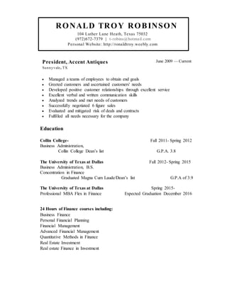 Resume ROnald RObinson | DOCX