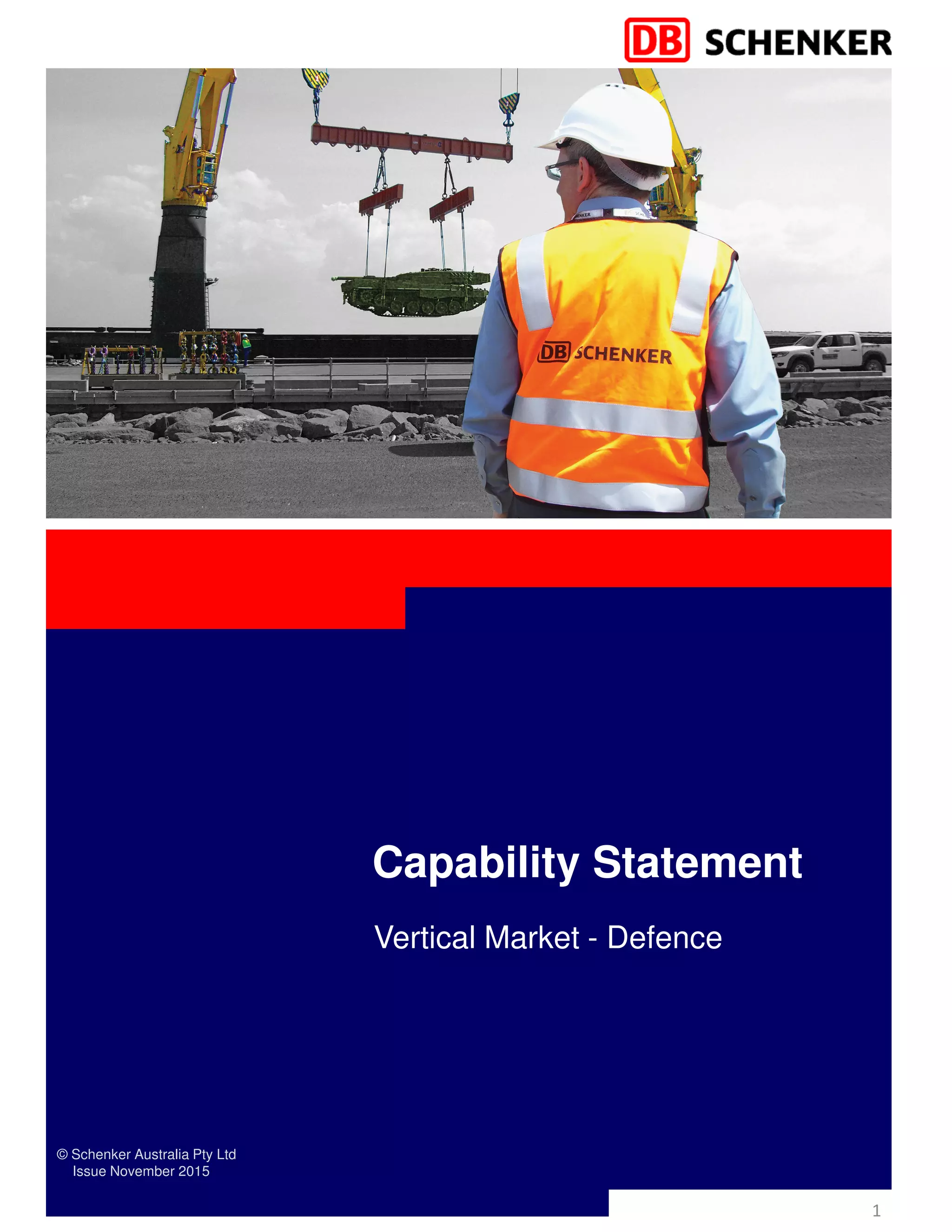 DB Schenker Defence Capability Statement_March 2016 | PDF