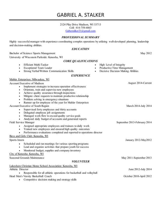 Gabe's Resume | DOCX