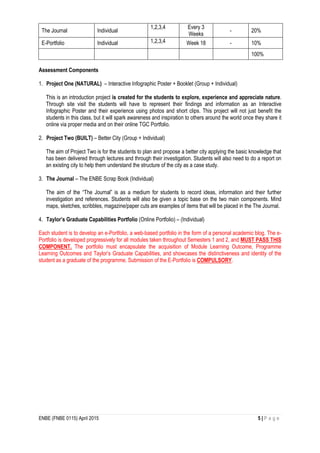ENBE module outline | PDF
