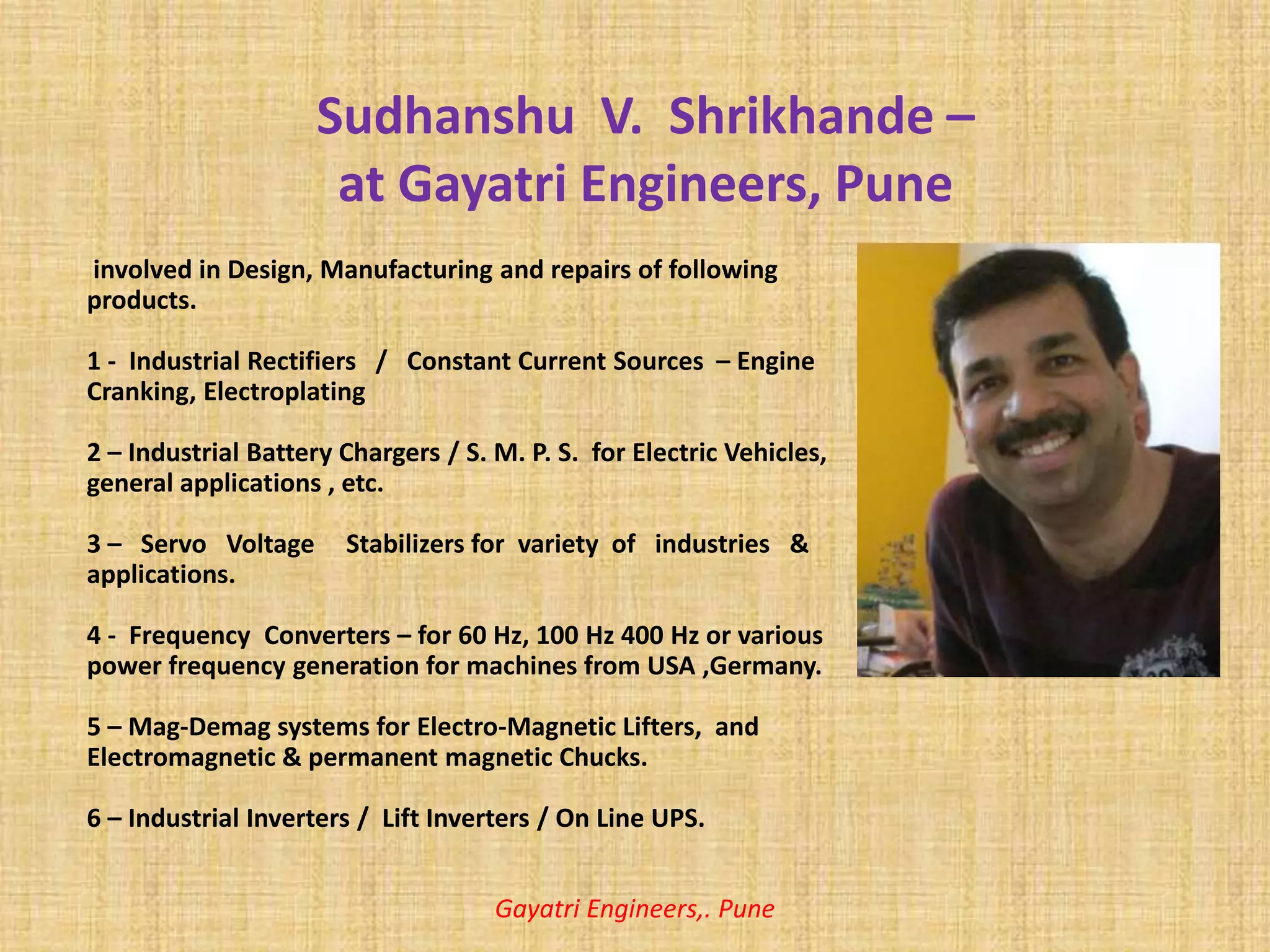 Gayatri Engineers presentation | PPTX