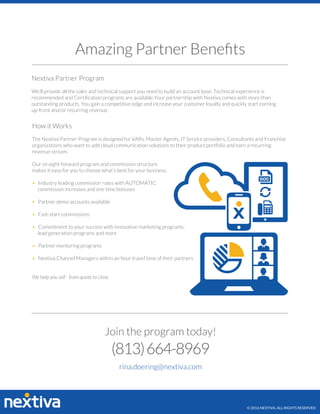 Nextiva Amazing Partner Program_Rina Doering | PDF