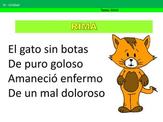 54 rima gato | PPTX