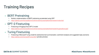 Accelerated Training of Transformer Models | PPT