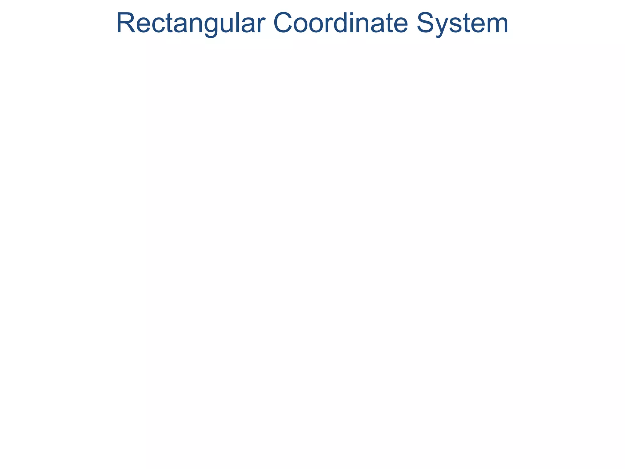 54 the rectangular coordinate system | PPTX